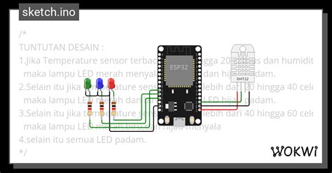 Task Pertemuan 2 Wokwi Esp32 Stm32 Arduino Simulator