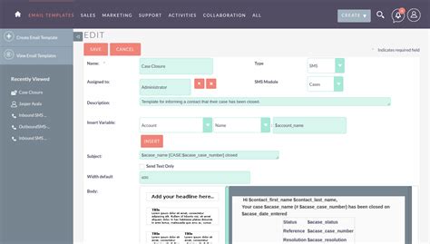 How To Create Sms Email T Sms Integration With Suitecrm