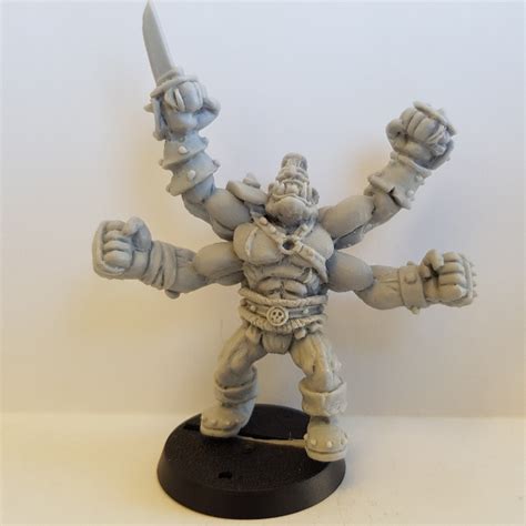 Mutant Ogre Star Player Sculpted By Rykar Jove L72 Miniatures R
