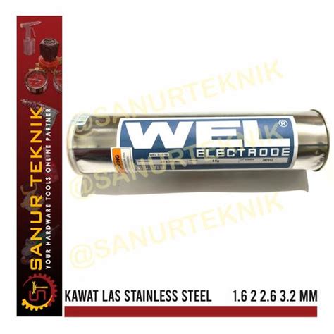 Jual Wel Well Electrode Kawat Las Stainless Steel Ss 308 16 2 26 32