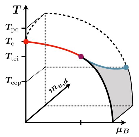 Sketch Of A Possible Qcd Phase Diagram In The Space Of Temperature T