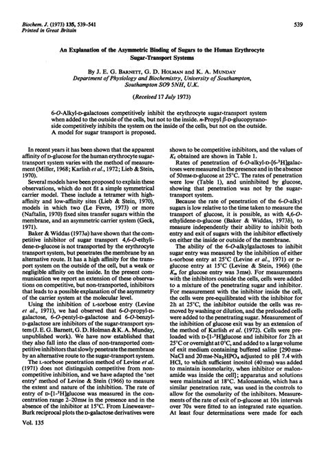 Pdf An Explanation Of The Asymmetric Binding Of Sugars To The Human