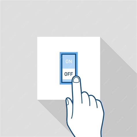 Premium Vector Saving Energy Turn Off The Lights Electric Switch