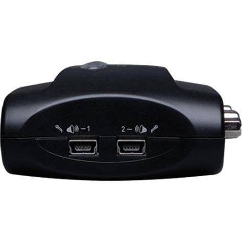 2 Port Compact Usb Kvm Switch W Audio And Cable