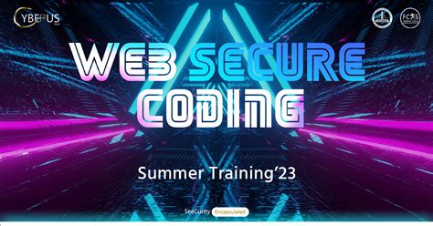 Web Secure Coding Summer Training 23 Campaign Designs Behance