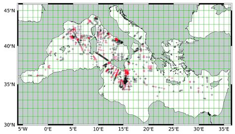 Spatial Distribution Of The Stations Used For The Training Set Black