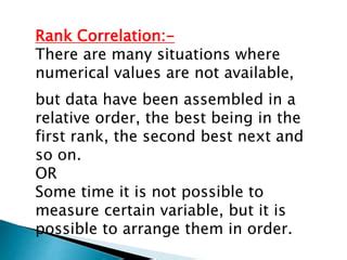 Rank Correlation PPTX Educational Assessment Education