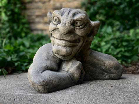 Creepy Gargoyle Figure Scary Gargoyle Statue Horror Gargoyle Etsy