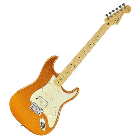 Discontinued Fender Standard Stratocaster Hss Sunfire Orange Flake At