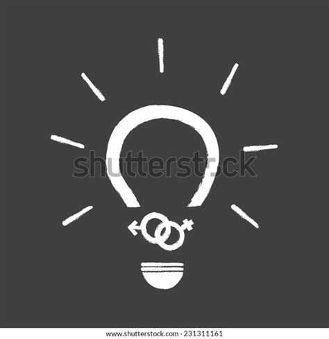 Idea Light Bulb Vector Sex Symbol Stock Vector Royalty Free 231311161