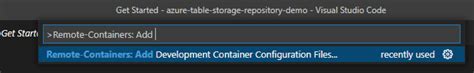 ASP NET Core Azure Table Storage Repository Pattern