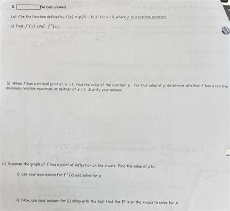 solved no calc allowed let f be the function defined by f x
