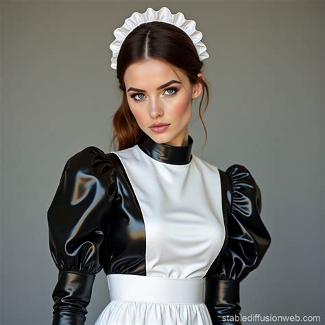 Maid Outfit Woman Stable Diffusion Online