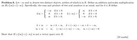 solved problem 8 ﻿let ∞ ﻿and ∞ ﻿denote two distinct