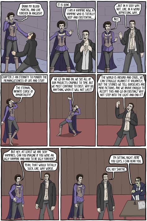 Sexy Vampires And Existential Philosophy Existential Comics