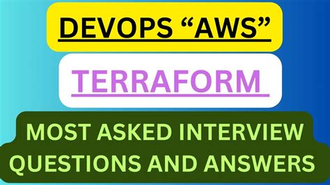 Devops Aws Terraform Most Asked Interview Qanda Of Terraform In Devops Aws Interviews