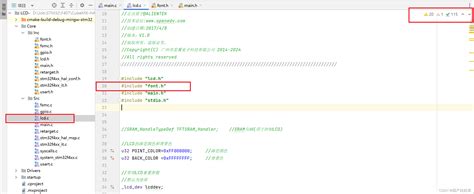 正点原子stm32f4探索者开发板hal库tft lcd屏幕例程移植到stm32cubemx clion hal库lcd初始化程序代码 csdn博客