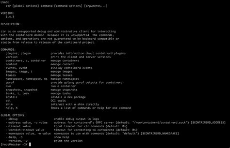 containerd命令ctr crictl contained 命令 csdn博客
