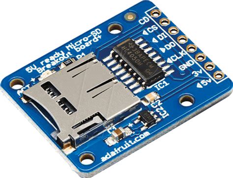Adafruit Entwicklerboards Breakout Board Für Microsd Karten Erweiterungsboards Günstig