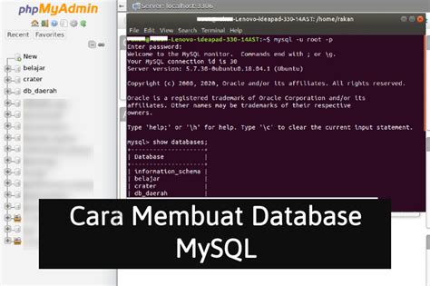 Cara Membuat Database Mysql Eplusgo
