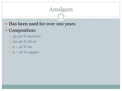 Ppt Dental Amalgam Powerpoint Presentation Id 2344297