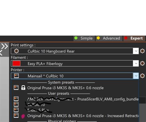 Prusa Slicer Split Printing Profilesbug Prusaslicer Prusa3d Forum