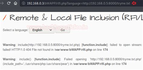 Comprehensive Guide On Remote File Inclusion Rfi Hacking Articles