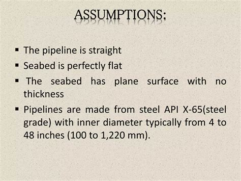 Modeling And Analysis Of Subsea Pipeline By Fem Ppt