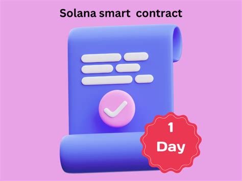 A Solana Smart Contract Done Within ONE DAY Upwork
