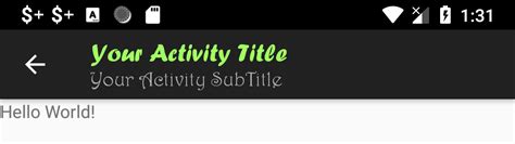 How To Change The Fonts Of Title In Action Bar In Android Flutter Fixes