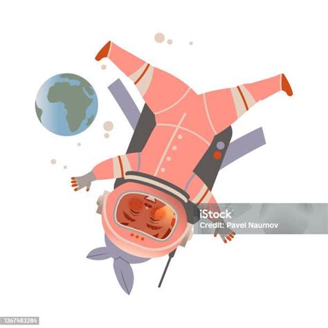 열린 공간에서 비행 우주 복을 입고 귀여운 소년 우주 비행사 디자인 요소는 어린이 인쇄 책 스티커 포스터 벡터 일러스트레이션에