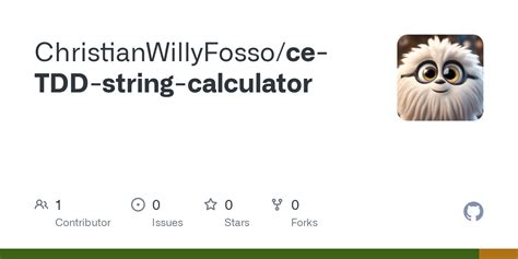 github christianwillyfosso ce tdd string calculator