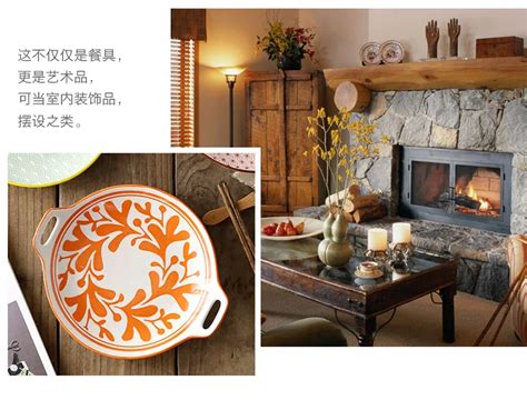 1 шт в японском стиле двойная ручка керамическая десертная тарелка