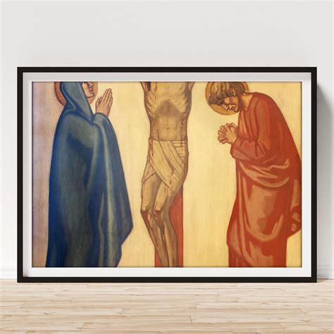The Fresco Of Crucifixion As The Part Of Cross Way Poster By Jozef