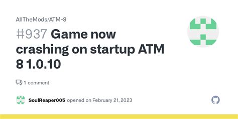 Game Now Crashing On Startup ATM Issue AllTheMods ATM GitHub