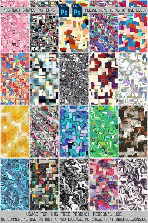 Free Download Seamless Tiling Pattern Set Hg Designs