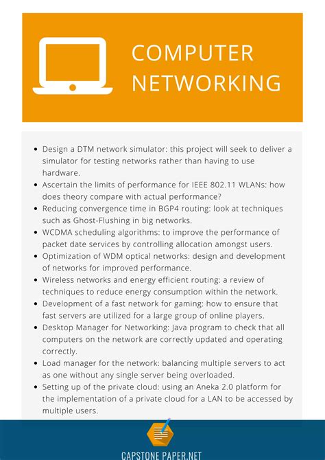 CAPSTONE PROJECT IDEAS PDF