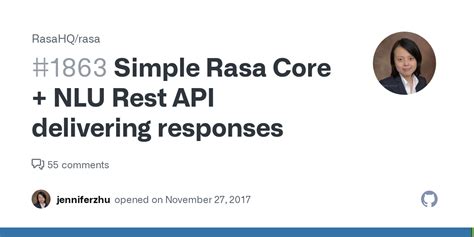 simple rasa core nlu rest api delivering responses · issue 1863