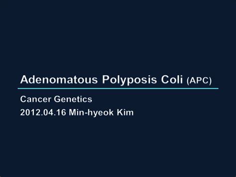 Familial Adenomatous Polyposis Progression
