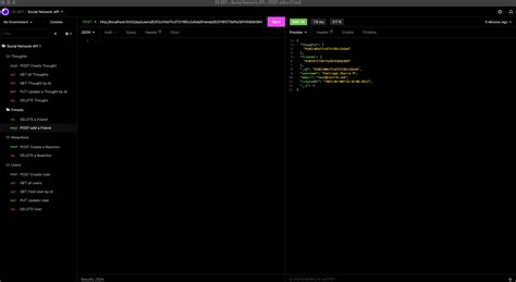 Github Santibass Social Network Api