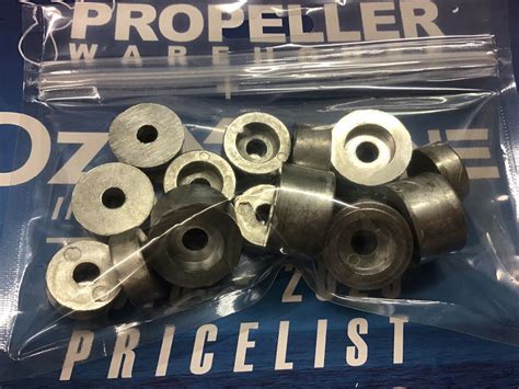 Yamaha Suzuki Honda Button Anode Trade Pack 15 Pcs Oz Marine