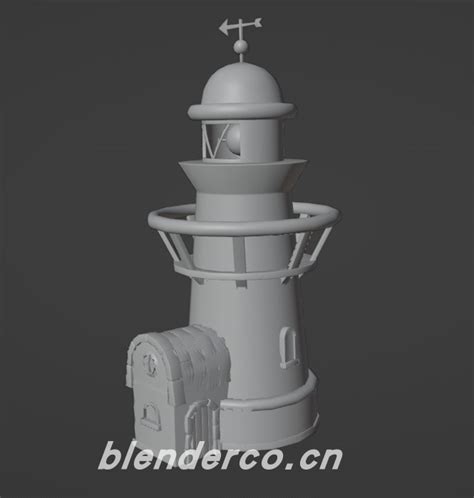 Blender卡通地面建筑17 Blender布的