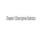 Chapter Descriptive Statistics Pdf Chapter Descriptive Statistics Summarizing Data For A