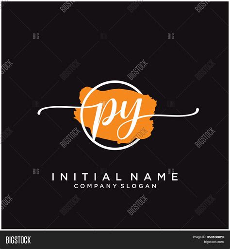 Py Initial Vector Photo Free Trial Bigstock