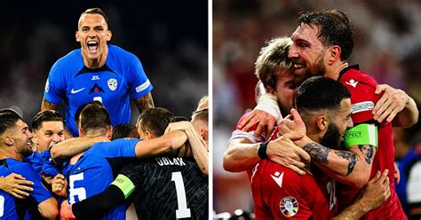 Всі пари плей оф Євро 2024 сенсаційна Грузія проти Іспанії та Франція Бельгія вже в 1 8