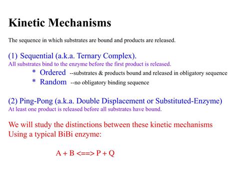 PPT Multi Substrate Enzyme Kinetics PowerPoint Presentation Free Download ID 3290066
