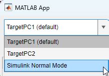 Tips For Running Apps On Simulink Normal Mode Target MATLAB Simulink