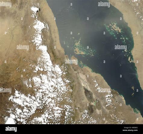 Satellite Image Of Eritrea In May 2003 Stock Photo Alamy