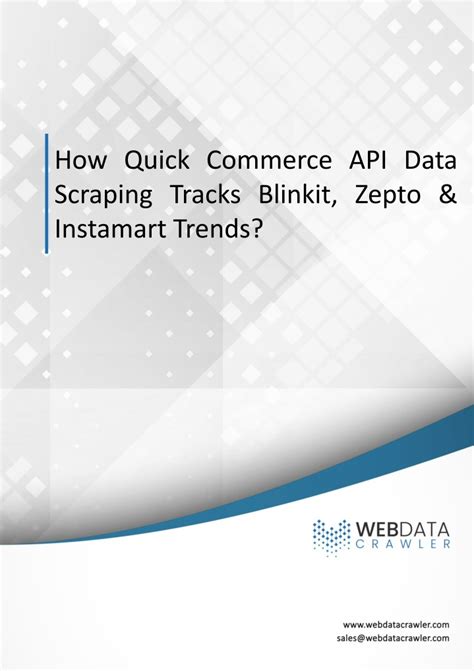 Ppt How Quick Commerce Api Data Scraping Tracks Blinkit Zepto And Instamart Trends Powerpoint