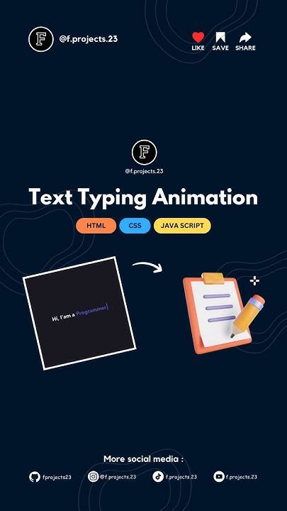 text typing animation with html css and js frontend webdevelopment